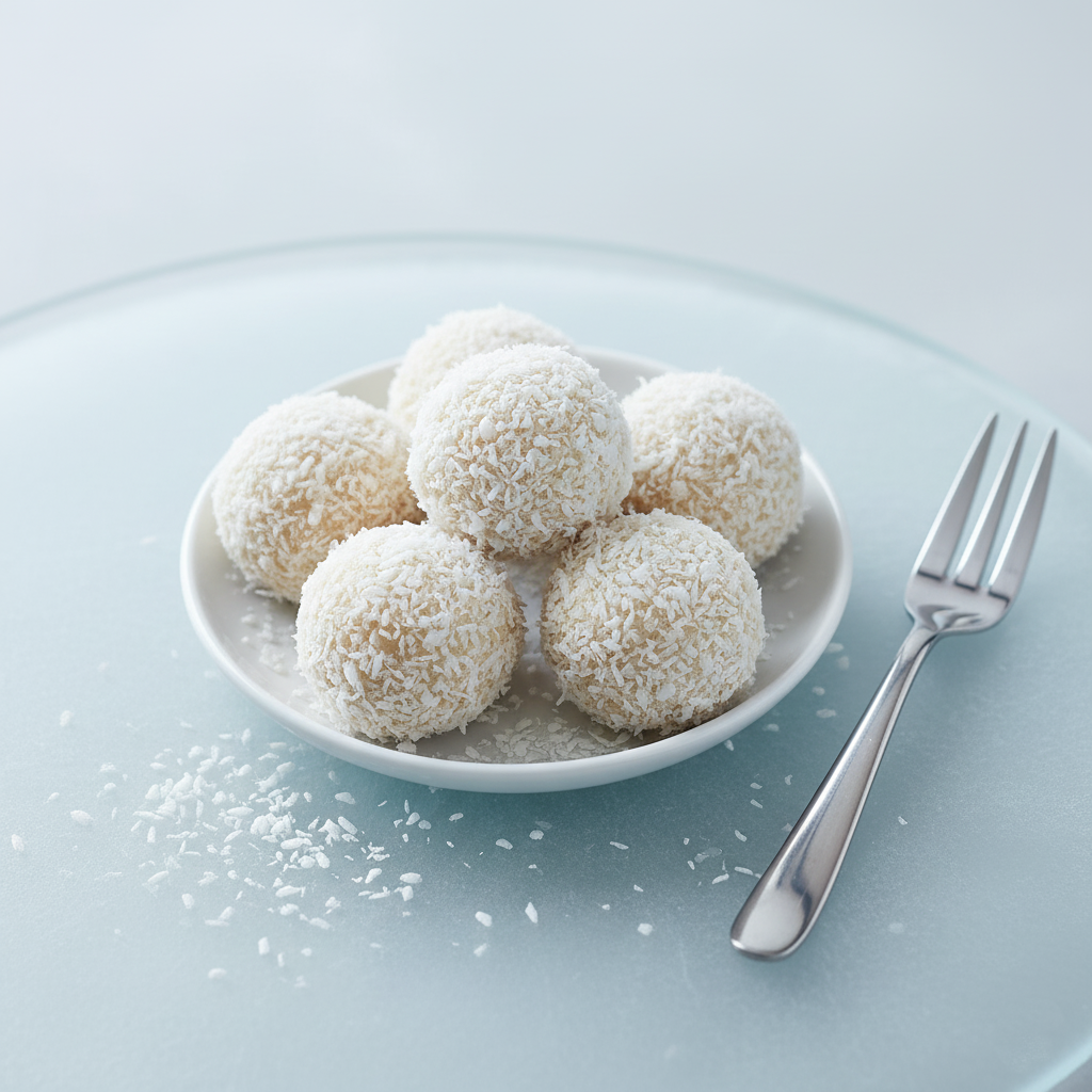 Easy No-Bake Coconut Jaca Sugar Snowballs Recipe | Jaca